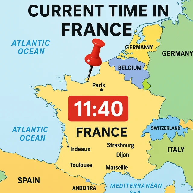 Current Time in France - Local Time and Time Zone