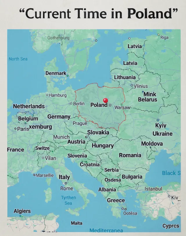 Current Time in Poland - Local Time, Time Zone, UTC, and DST