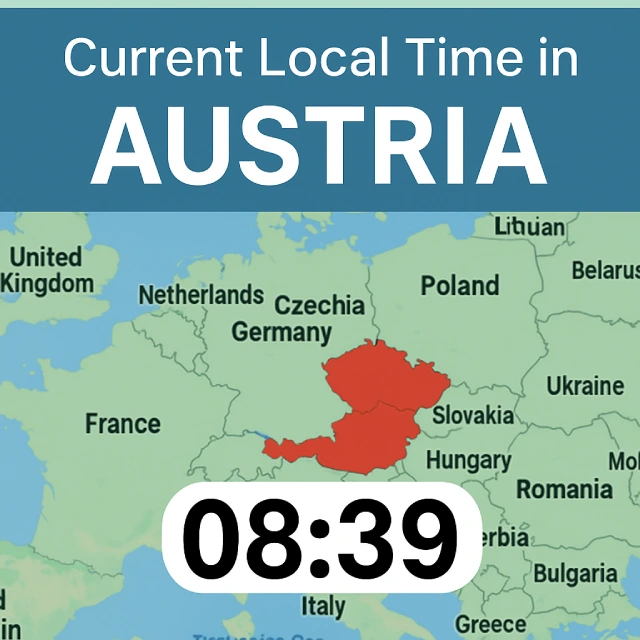 Current Time in Austria - Local Time and Time Zone