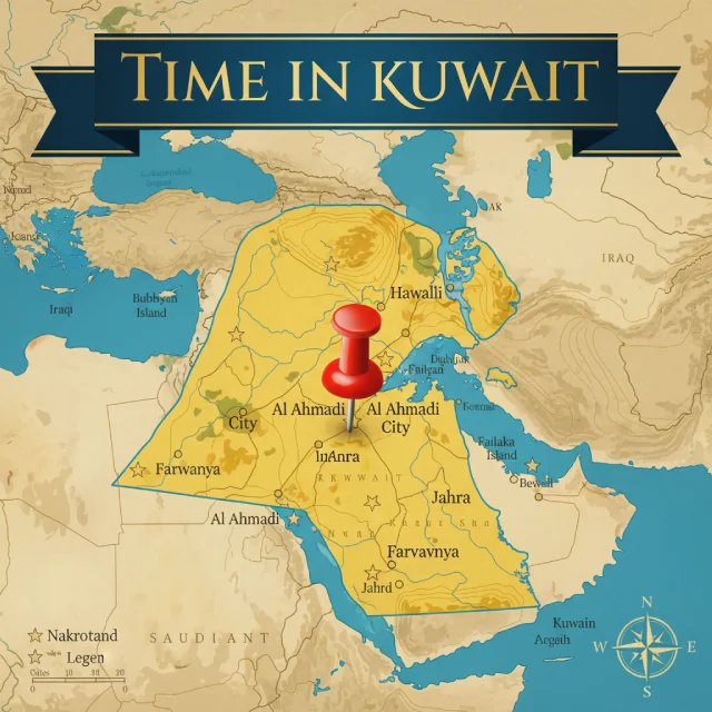 Current Time in Kuwait - Local Time, Time Zone, UTC & DST