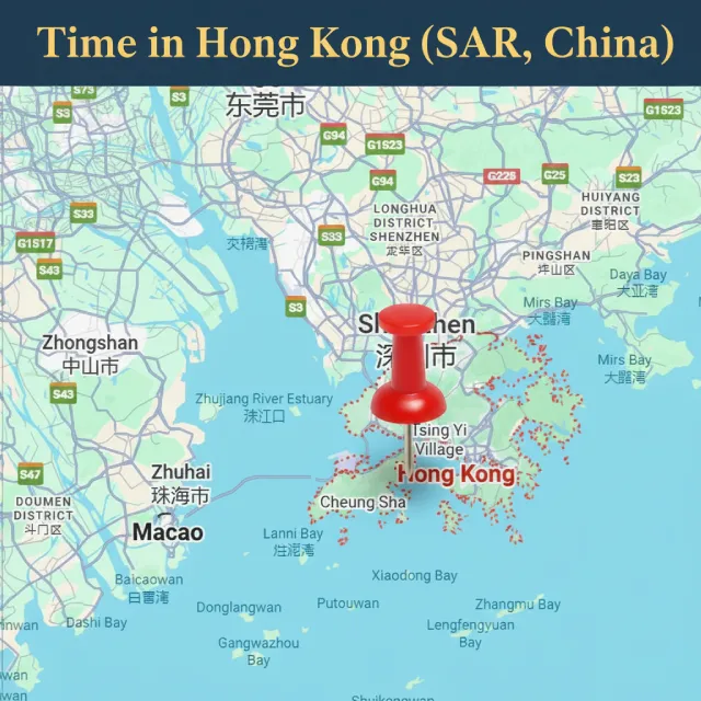 Current Time in Hong Kong (SAR, China) - Local Time, Time Zone, UTC & DST