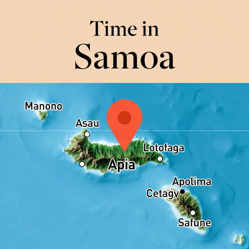 Current Time in Samoa - Local Time & Time Zone