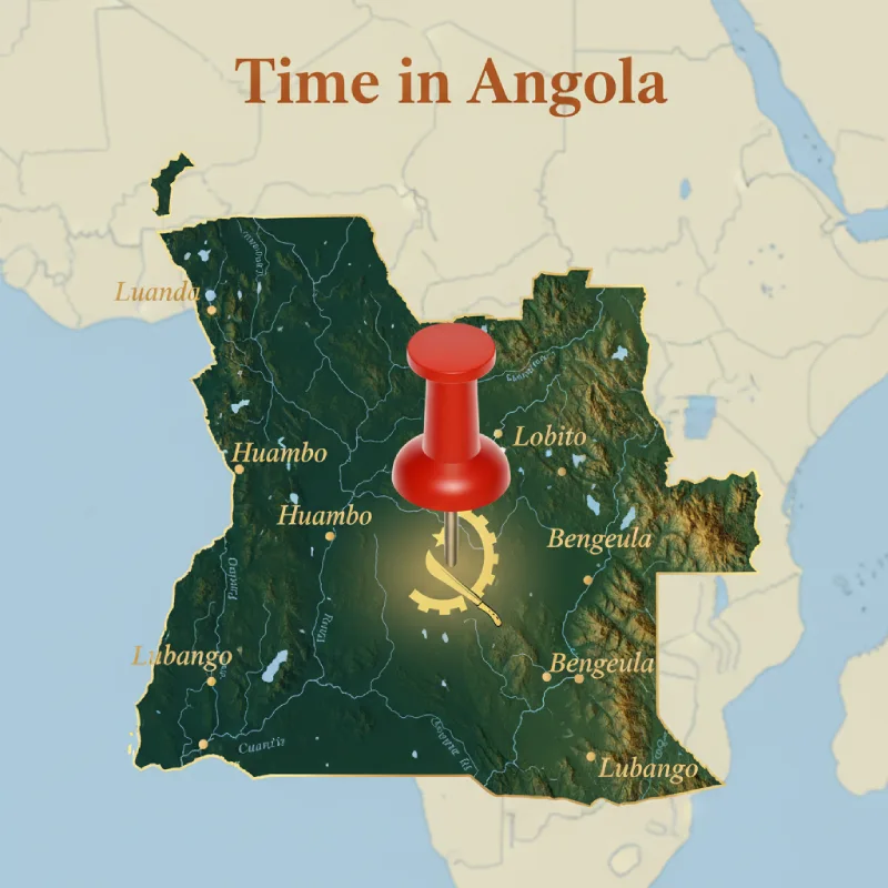 Current Time in Angola - Local Time & Time Zone