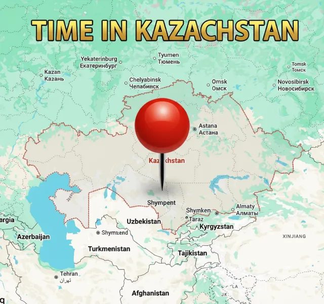 Current Time in Kazakhstan - Local Time, Time Zone, UTC & DST