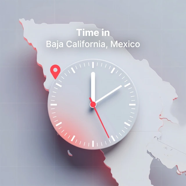 Current Time in Baja California, Mexico Now