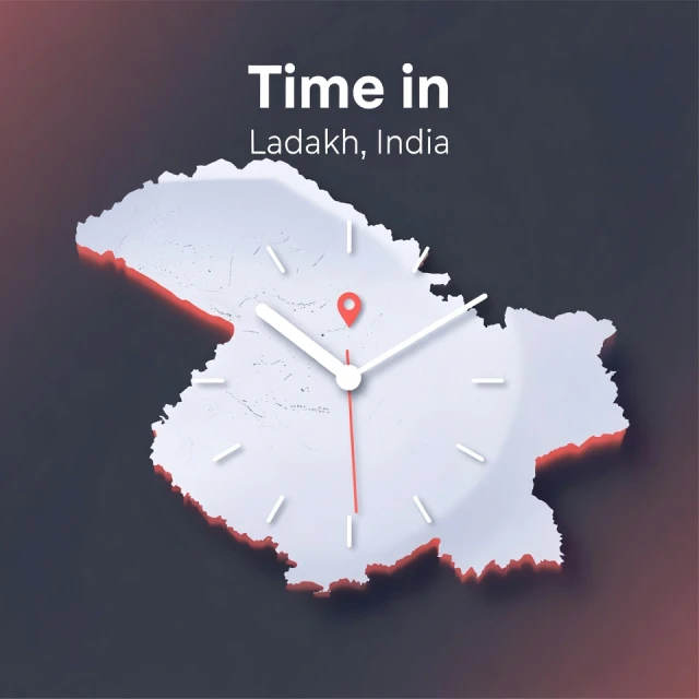 Current Time in Ladakh, India Now
