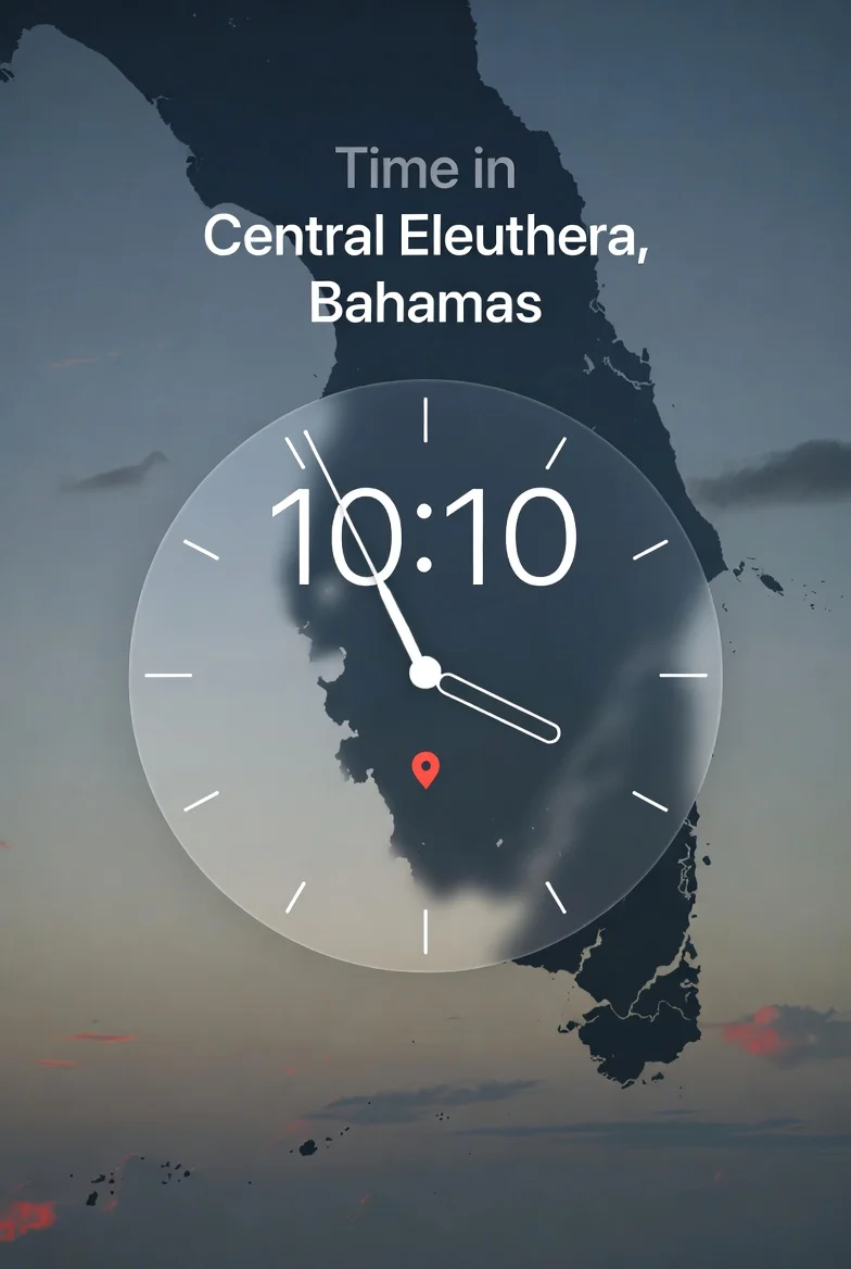 Time in Central Eleuthera, Bahamas | Local Time & Time Zone