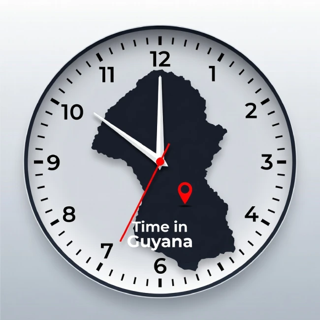 Current Time in Guyana — Time Zone & Local Time