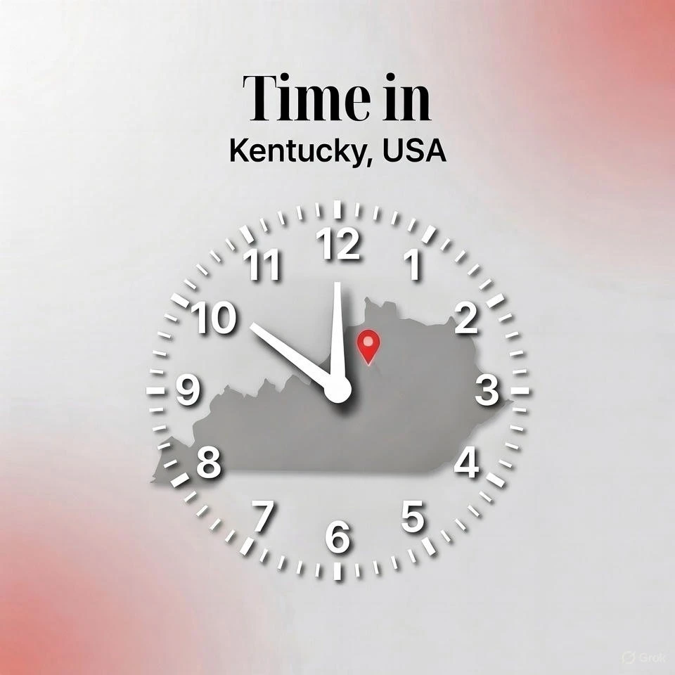 Current Time in Kentucky, USA Now