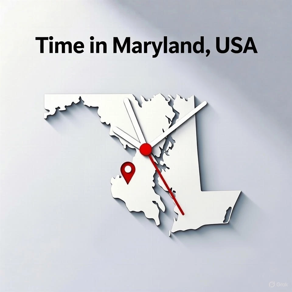 Current Time in Maryland, USA Now