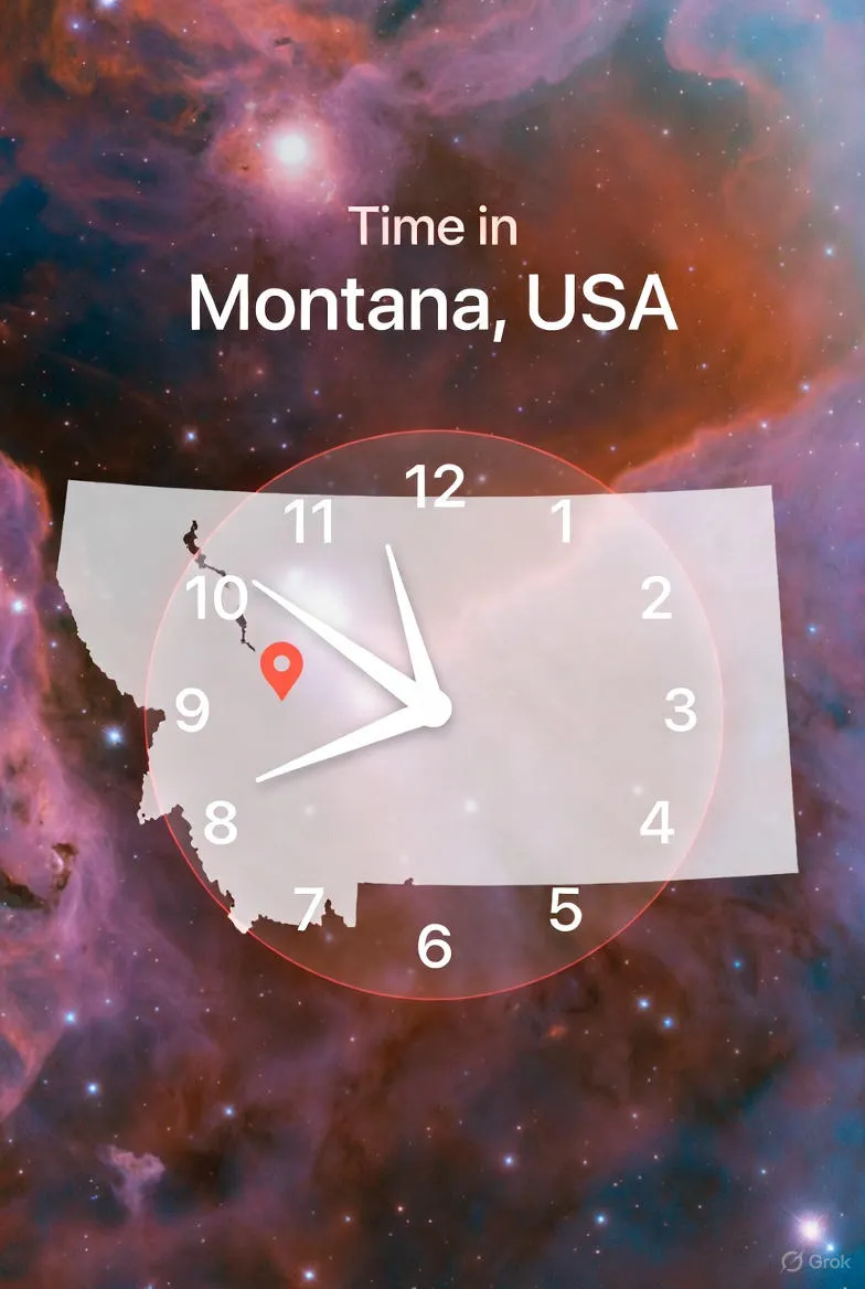 Current Time in Montana, USA Now