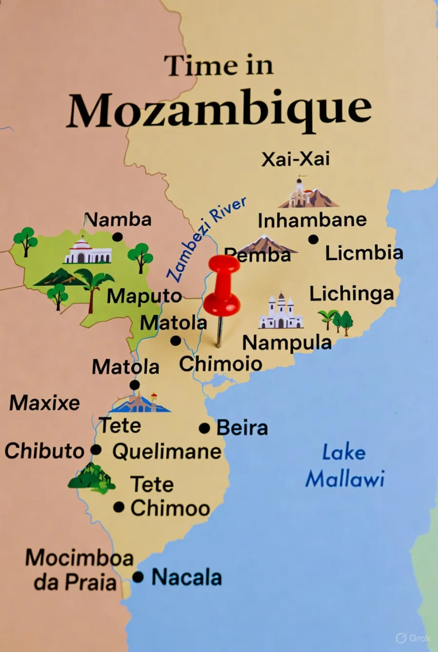 Current Time in Mozambique – Local Time & Time Zone