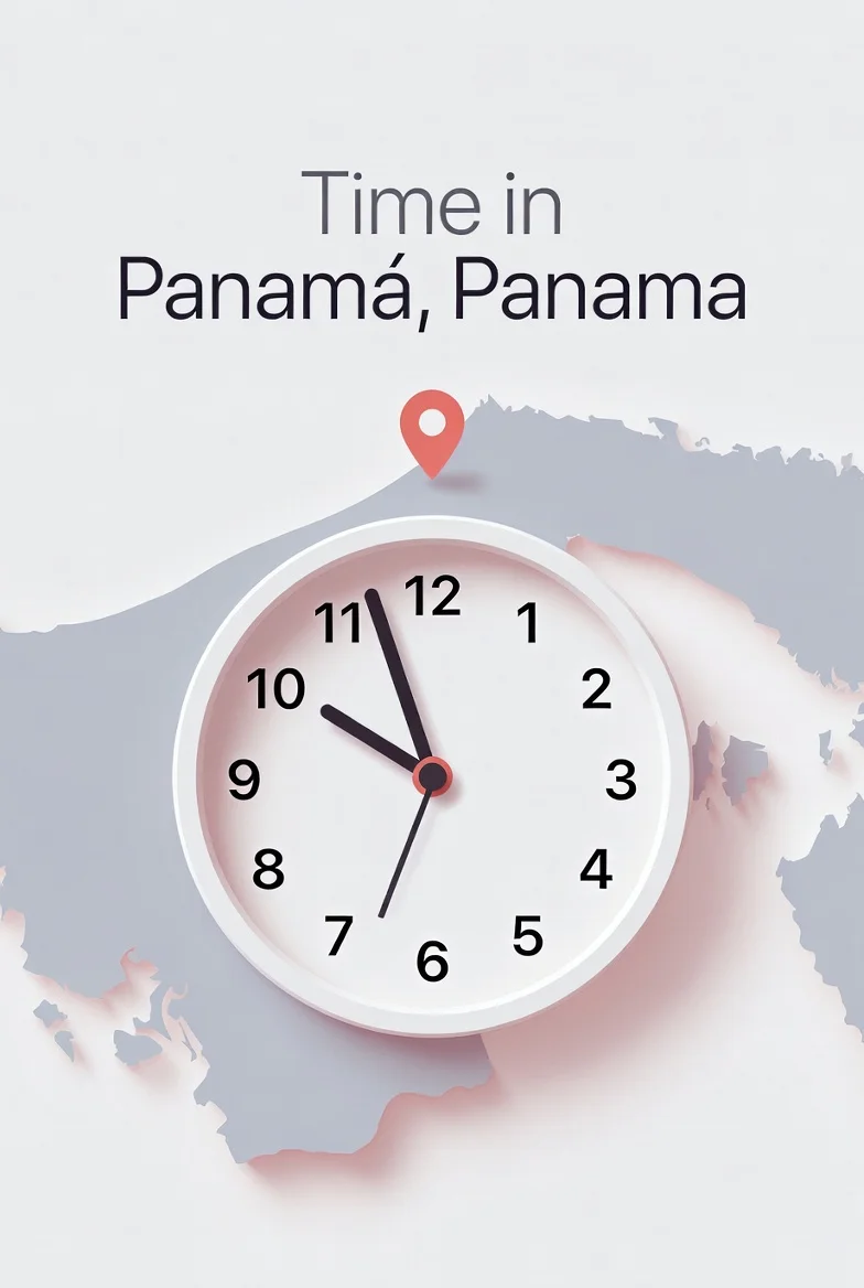 Time in Panamá, Panama Local Time and Time Zone