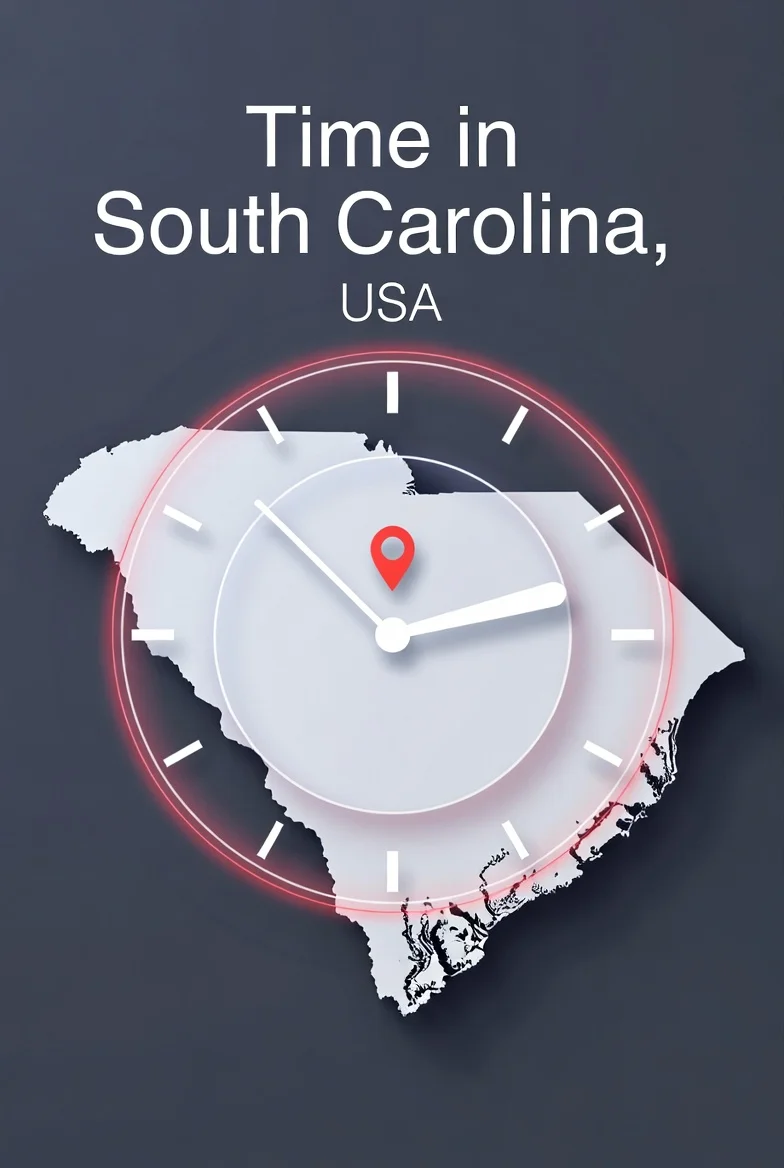Current Time in South Carolina, USA Now