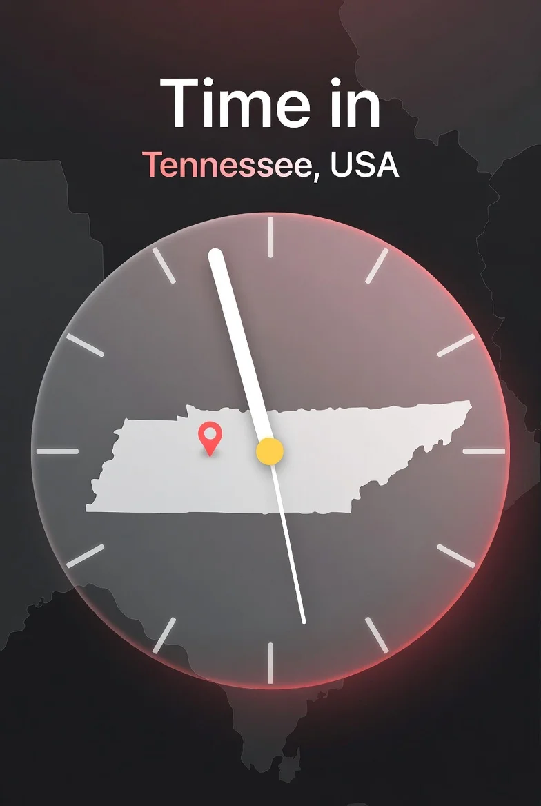 Current Time in Tennessee, USA Now