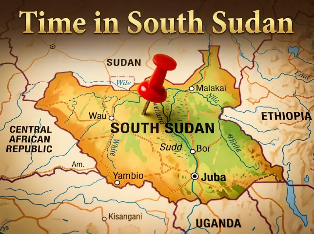 Current Time in South Sudan - Local Time & Time Zone