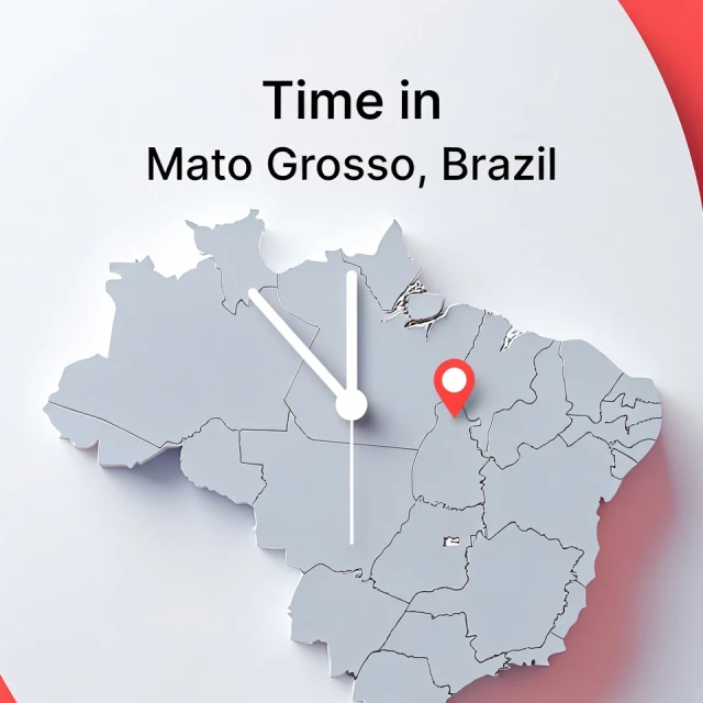 Current Time in Mato Grosso, Brazil Now